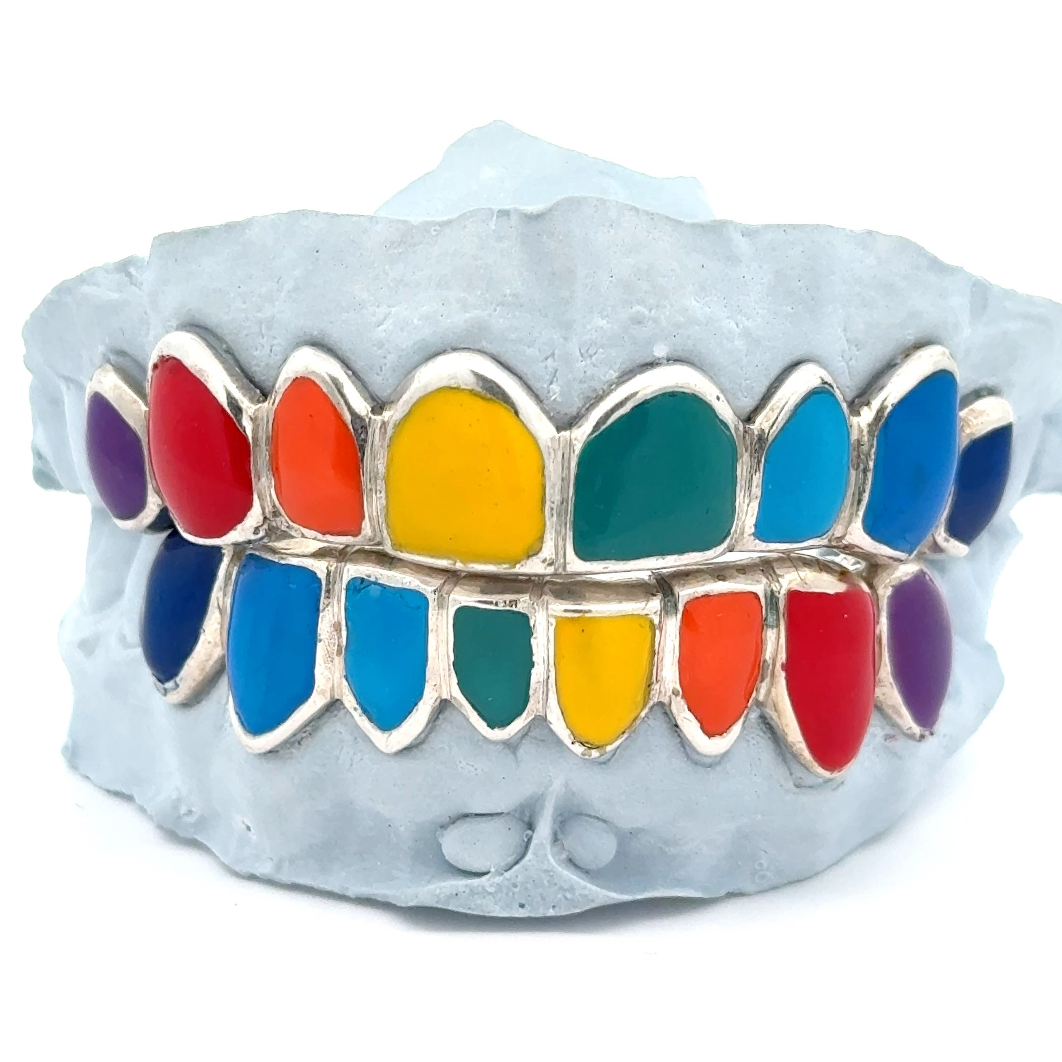 Custom Rainbow Enamel Grillz – Jewelry Dog USA | Houston Custom Jewelry