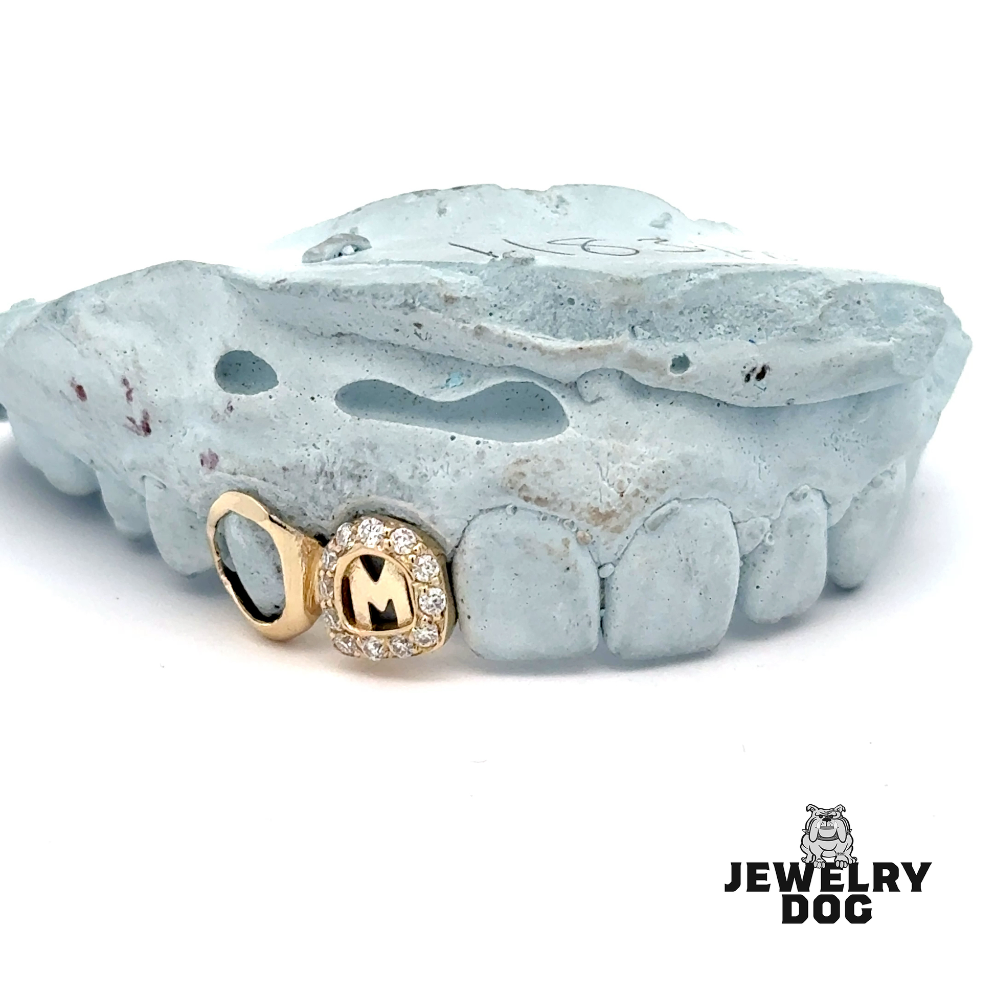 Open Face & Natural Diamond Letter Grillz – Jewelry Dog USA | Houston ...